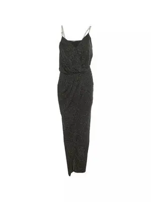 Balmain Chain Strap Studded Midi Dress