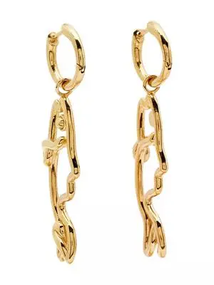 Bottega Veneta Fish-motif Hoop Earrings