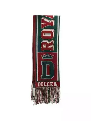Dolce & Gabbana Royal Love Scarf - Red