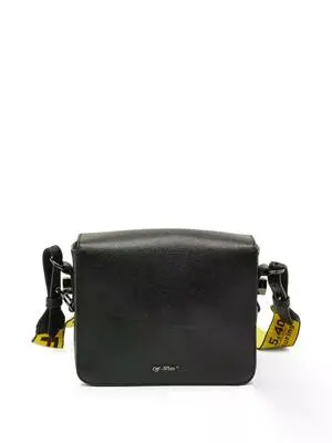 Off-White Diagonal Print Leather Crossbody Bag