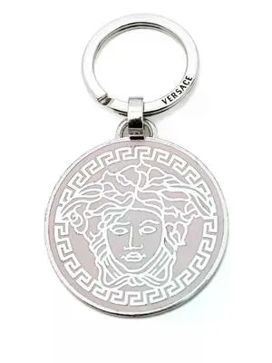 Versace Medusa Keyring - Silver