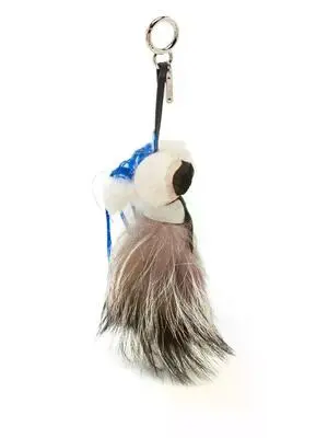 Fendi Karlito Silver-tone Bag Charm