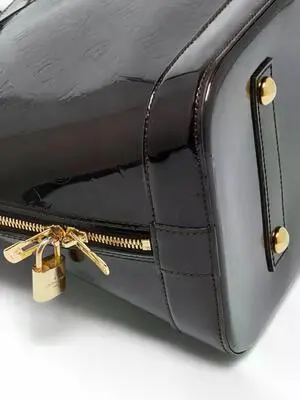 LOUIS VUITTON Alma Gm Leather Tote Bag - Brown