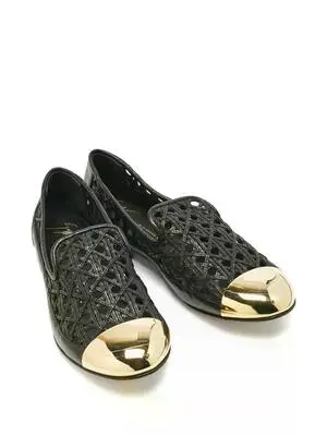GIUSEPPE ZANOTTI Leather Cap-toe Loafers