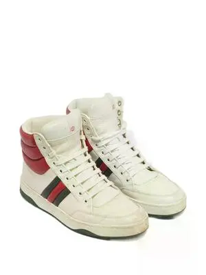 Gucci Leather High-top Sneakers