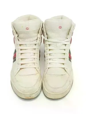 Gucci Leather High-top Sneakers