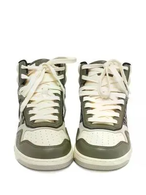 Dior Oblique Lace-up Sneakers - Green