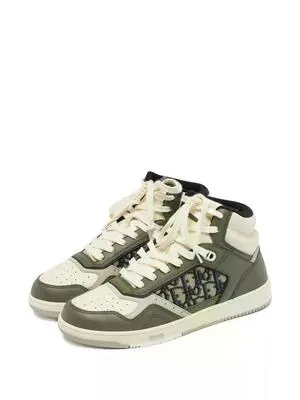 Dior Oblique Lace-up Sneakers - Green