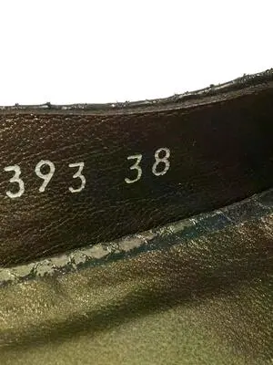 STUART WEITZMAN Snakeskin-embossed Slingback Pumps