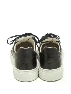 FERRAGAMO Leather Lace-up Sneakers