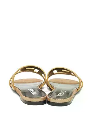 Versace Greca Embellished Sandals