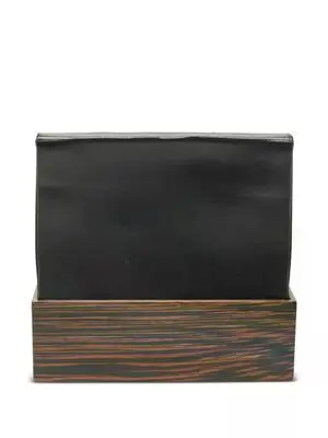 Stella McCartney Wood-effect Clutch Bag