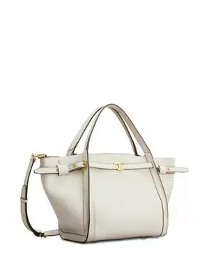 TOD'S T Timeless Logo Tote Bag - Neutrals