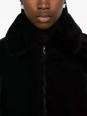 Nour Hammour Plush Bomber Jacket