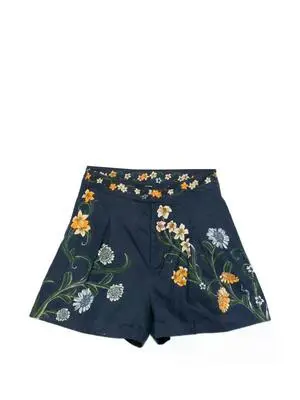 Agua Bendita Floral Shorts For Women