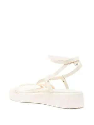 ANCIENT GREEK SANDALS Aristea Leather Sandals - White
