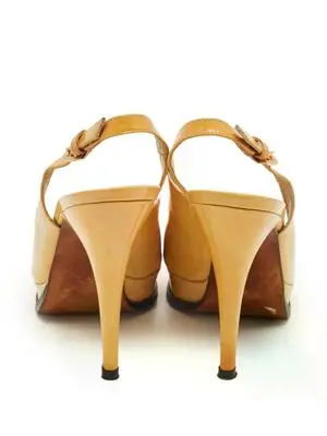 STUART WEITZMAN Peep-toe Slingback Sandals