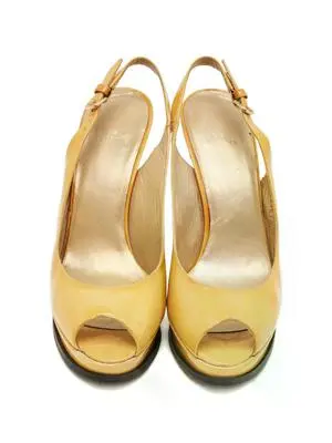 STUART WEITZMAN Peep-toe Slingback Sandals