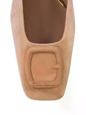 Santoni Penny Pumps - Brown