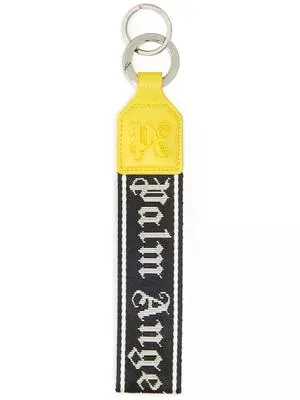 Palm Angels Logo-strap Keychain - Black