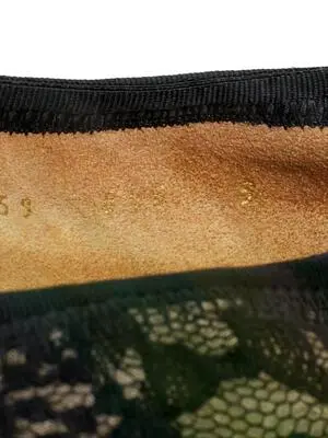 FERRAGAMO Lace Bow Ballet Flats