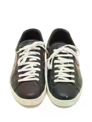 Gucci Ace Kingsnake Leather Sneakers
