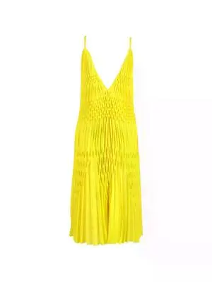 HAIDER ACKERMANN V-neck Smocked Dress