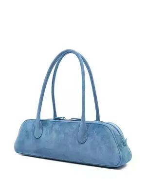 Magda Butrym Brigitte Trapeze Suede Shoulder Bag - Blue