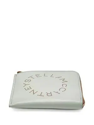 Stella McCartney Perforated Logo Wallet - Blue