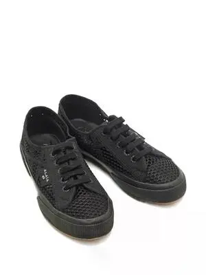 Alaïa X Superga Lace-up Sneakers - Black