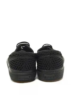 Alaïa X Superga Lace-up Sneakers - Black