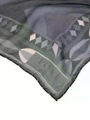 Emilio Pucci Collane-print Silk Scarf