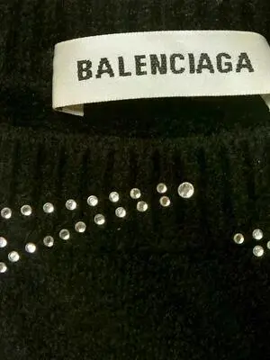 Balenciaga Eiffel Tower Crystal-studded T-shirt