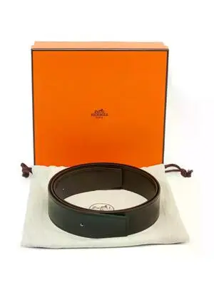 Hermès 2021 Reversible Leather Belt Strap