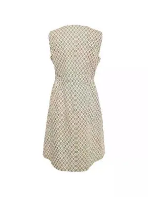 Max Mara Printed Cotton Mini Dress