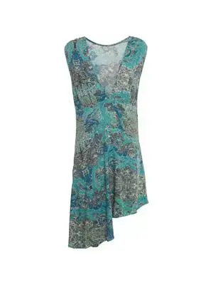 Zadig&Voltaire Abstract-pattern Mini Dress - Blue