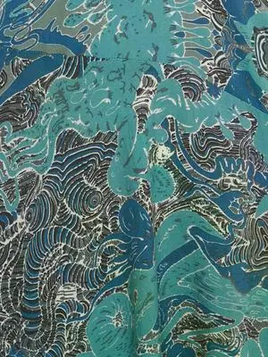 Zadig&Voltaire Abstract-pattern Mini Dress - Blue