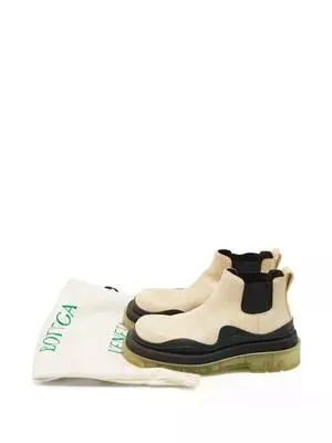Bottega Veneta Leather Panel Boots