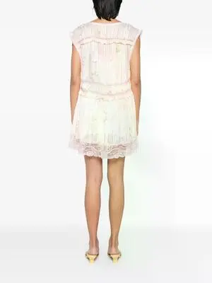 Free People Floral Print Mini Dress
