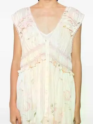 Free People Floral Print Mini Dress