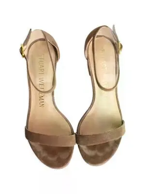 STUART WEITZMAN Block-heel Sandals - Brown