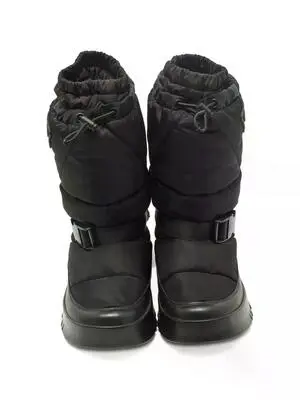 Prada Buckled Quilted Snow Boots