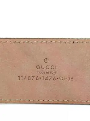 Gucci Web Stripe Logo Belt