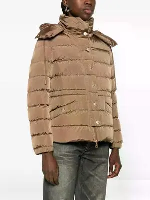 Max Mara Button Hooded Jacket