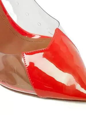 MALONE SOULIERS Transparent-panel Stiletto Pumps