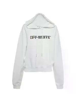 Off-White Rhinestone-embellished Hoodie