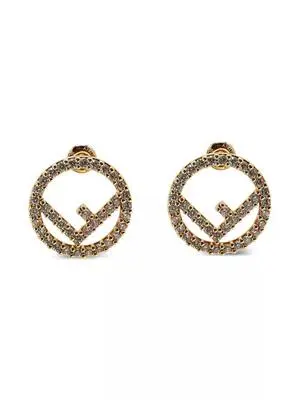 Fendi F Is Stud Earrings - Gold