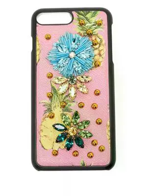 Dolce & Gabbana Fruit-print Iphone 7 Plus Case - Pink