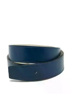 Hermès Reversible Leather Belt - Blue