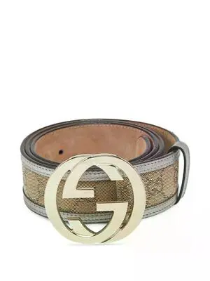 Gucci Logo-buckle Belt - Neutrals